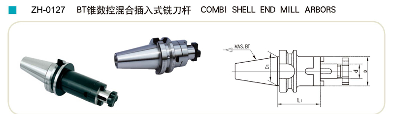 BT SK Combi Shell End Mill Arbor - Buy BT30 BT40 BT50 combi shell end ...
